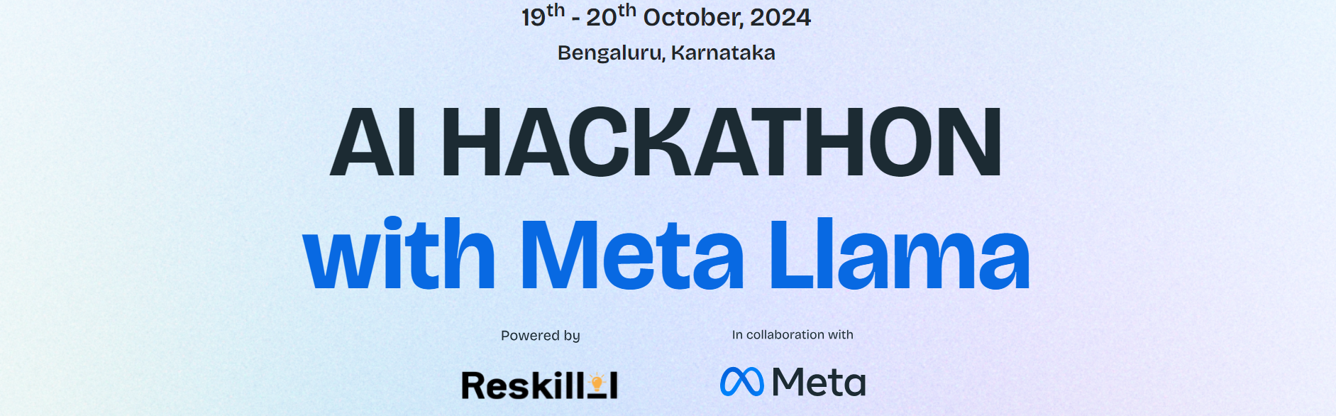 AI Hackathon with Meta Llama | reskilll | llamahack